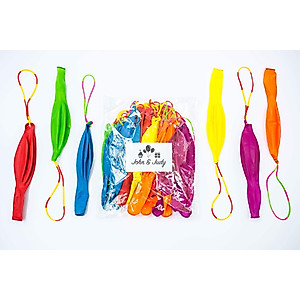 Punch Balloons Party Favors For Kids (24 Pack) - Best For Birthday Gift Bags, Kids Games And Party Games - Extra Large, Eco Friendly Natural Latex Punch Balls - For Boys And Girls