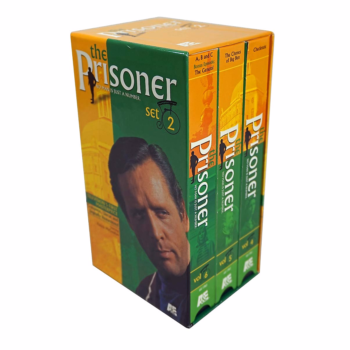 The Prisoner - Set 2: Checkmate/ The Chimes of Big Ben/ A, B and C/ The General (Bonus) [VHS]