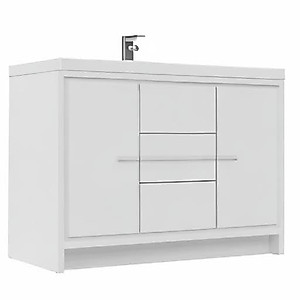 Alya Bath Sortino Bathroom Vanity, White