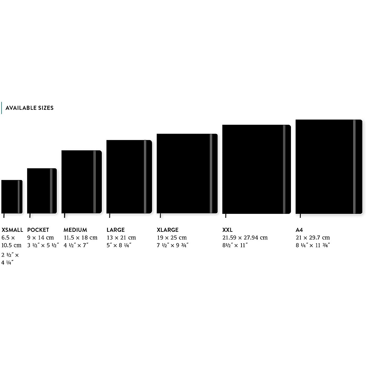 Moleskine Classic Notebook, Hard Cover, XXL (8.5" x 11") Ruled/Lined, Black, 192 Pages
