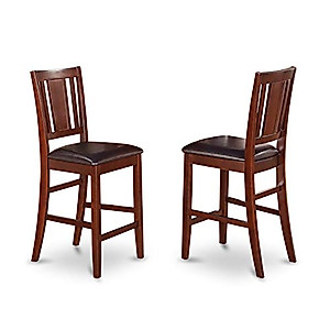 EAST WEST FURNITURE 5 PC counter height Dining room set-pub Table and 4 Kitchen bar stool