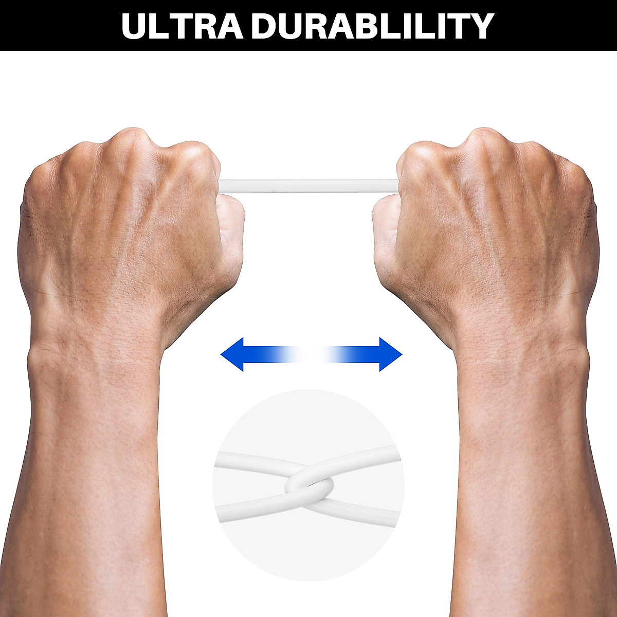 Cat 6 Ethernet Cable 100 FT, Long High Speed Cat6 Internet Cable, White Snagless Patch Cord, Flexible, Network, LAN, PoE, Standard RJ45 Connector for PC, Server, Router, Modem, TV, PS5 - with 15 Ties