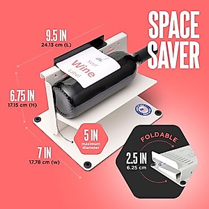 Label Ledge - Made in USA - Precise Label Applicator Bottle & Jar-Labeling Must-Have, Manual Labeling Machine for Bottle Labels Made by Label Makers, for Vessels for Wine/Beer, Labeling Wizard Tool