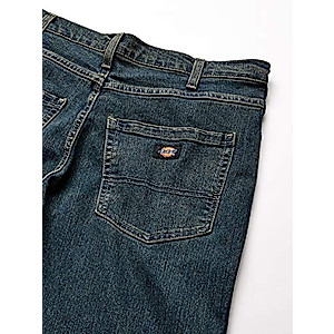 Dickies mens Active Waist 5-pocket Flex Performance Denim Jeans, Tinted Heritage Khaki, 36W x 30L US