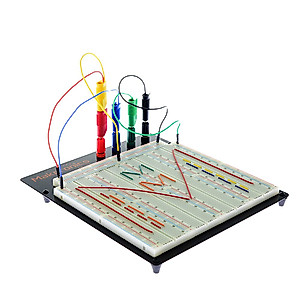 Makeronics Solderless Breadboard Jumper kit|5pcs Banana Plug to Jumper Wires + 140 Preformed Soft Breadboard Solid Copper Jumper Wires(Light Box Packing)+ 65 pcs Jumper Leads Wires Cables