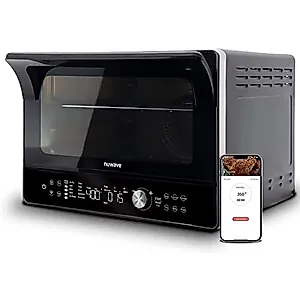 Nuwave TODD ENGLISH iQ360 Digital Smart Oven, 20-in-1 Convection Infrared Grill Griddle Combo, 34-Qt Mega Capacity, 1800 Watts, Adjustable Triple Surround Heat Zones, Smart Thermometer, WIFI Enabled