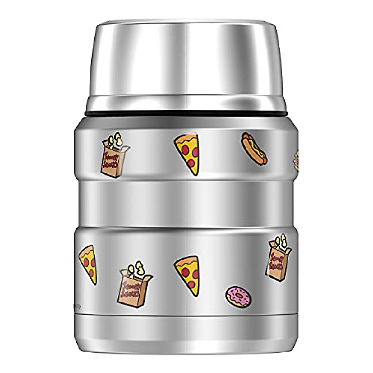 THERMOS Scooby-Doo Scooby And Shaggy Snacks STAINLESS KING Stainless Steel Food Jar with Folding Spoon, Vacuum insulated & Double Wall, 16oz