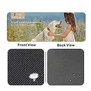 HiCaptain Folding Metal Dog Crate for Cover 42 Inch Wire Pet Cage (Black)