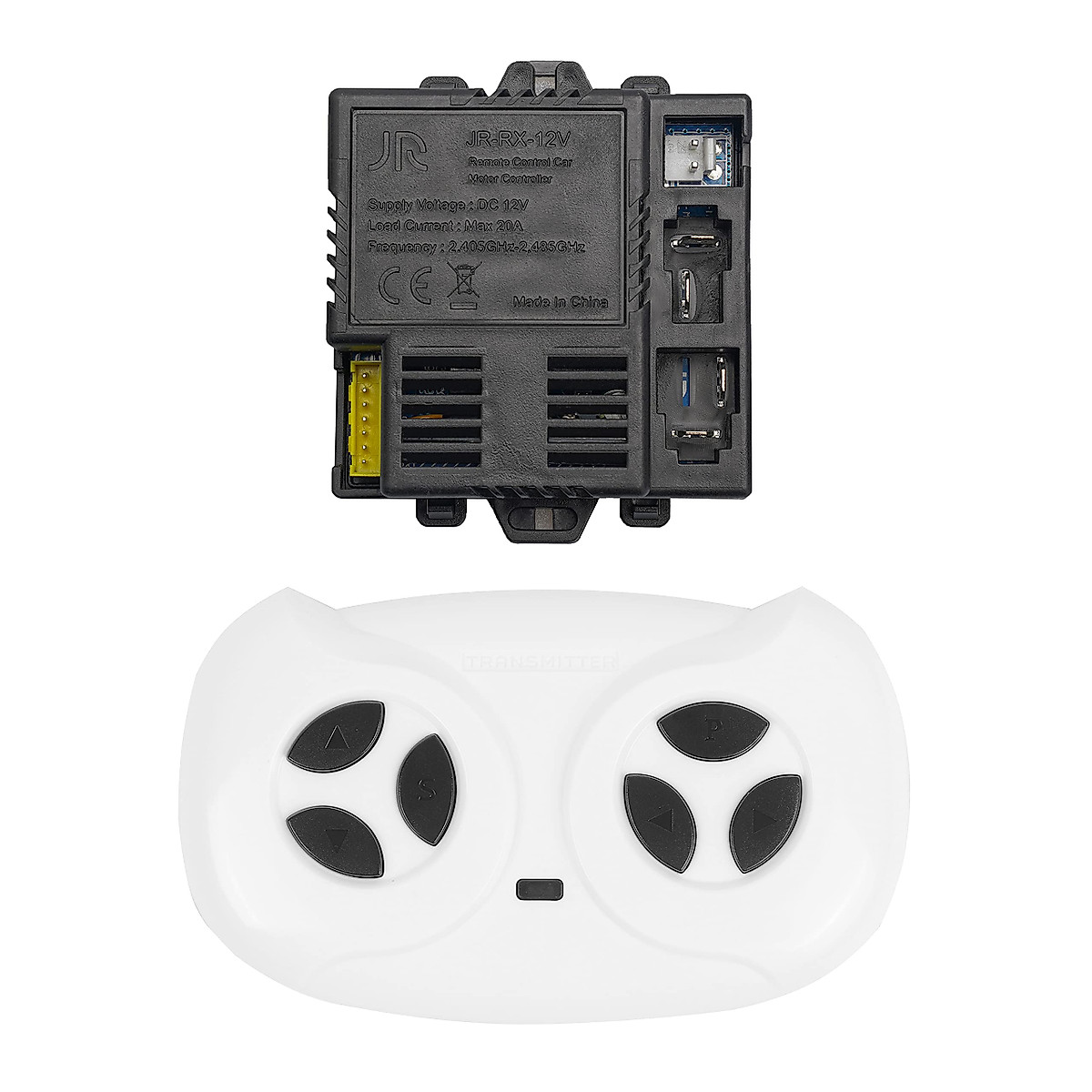 Kid Powered Ride On Car 2.4G Remote Control and JR-RX-12V Receiver Kit Control Box Motherboard Accessories for Children Electric Ride On Toys Replacement Parts