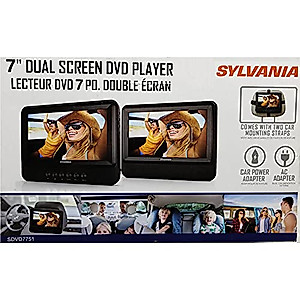 SYLVANIA SDVD7751 / SDVD7751R / SDVD7751R 7 Dual Screen Portable DVD Player - Recertified