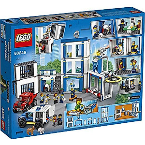LEGO City Police Station 60246 Police Toy, Fun Building Set for Kids, New 2020 (743 Pieces)
