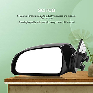 SCITOO Side View Mirror Driver Side Mirror Compatible with 2006 2007 2008 2009 2010 For Hyundai Sonata HY1320149 Power Adjustment Heating
