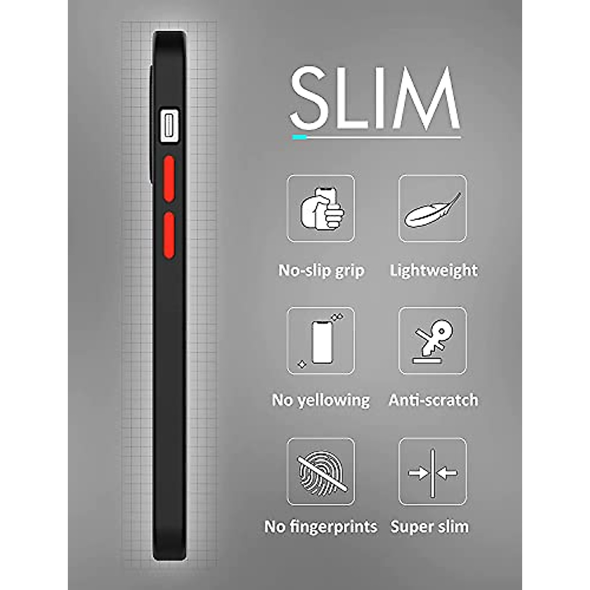 SUBESKING for iPhone 12 Mini Butterfly Case,Translucent Matte Soft TPU Bumper Case Cute Animal Print Pattern Design Women Girls Teen, Hard PC Back Clear Protective Phone Cover 5.4 Inch Black