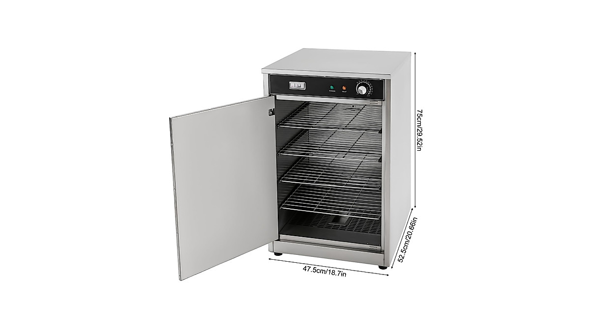 Commercial Electric Hot Box Food Warmer - 5 Compartments