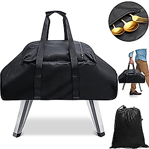 Tessco Pizza Oven Cover Compatible with OoniKoda 16 Waterproof Pizza Accessories Portable Pizza Grill Cover Outdoor Heavy Duty Gas Pizza Oven Carry Accessories with Pocket