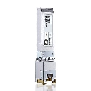 10Gb SFP+ RJ45 Module, 10Gbase-T Ethernet SFP+ Copper Transceiver Support 10G/5G/2.5G/1.25G, Compatible with Ubiquiti UF-RJ45-10G, UniFi, TP-Link TL-SM5310-T, MikroTik, Fortinet, D-Link, 30m