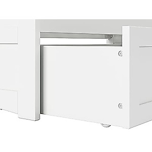 Acadia Twin Wood Daybed with Set of 2 Drawers in White