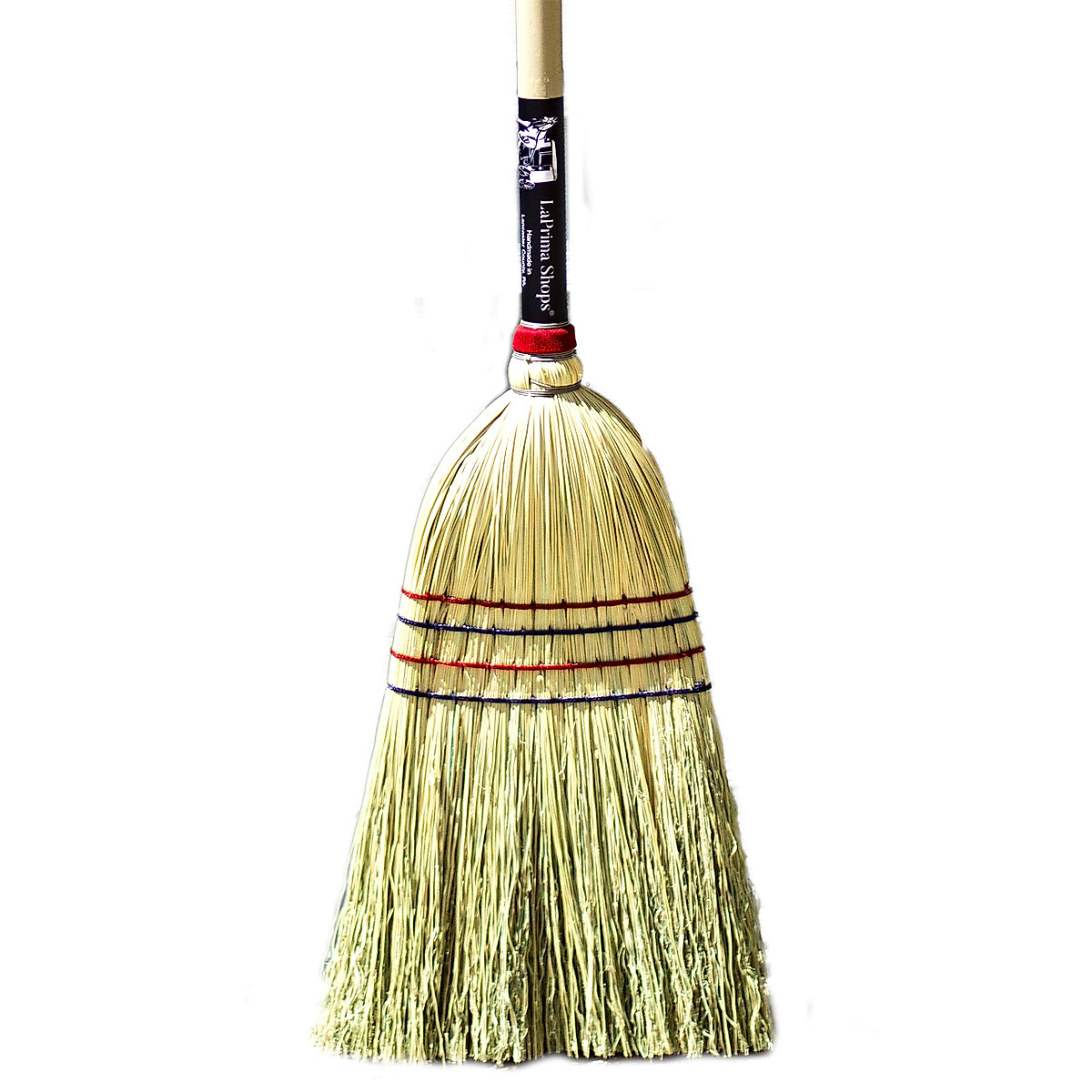 Authentic Hand Made All Broomcorn Broom (54-Inch/Light)