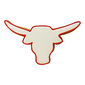 R&M Longhorn 6" Cookie Cutter in Durable, Economical, Tinplated Steel