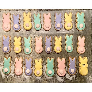 Easter Bunny Cookie Cutter Set -3 Pieces - Stainless Steel Assorted Sizes