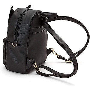 ALORVE Anime Cute Cartoon Bag Cosplay Shoulder Bag Backpack Handbag PU Schoolbags for Kids Girls Fans(BLACK)