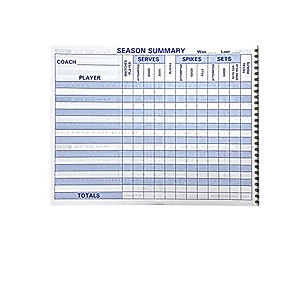 MVW Volleyball Scorebook