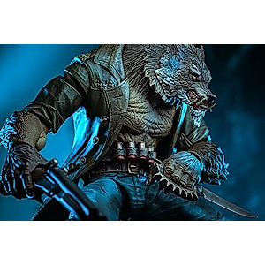 RAYGE3LOV Maestro Union FuRay Planet Blade Master Weng 1/12 Scale Figure 8.5in Furry Action Figures,Furay Planet Series weretiger Blade Master Weng wave3 weretiger,Orcs,Beastmen
