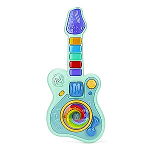 Boley Musical Toddler Guitar - Light and Sound Kids Electric Play Toy Guitar with 5 Musical Keys, Whammy Bar, Volume Control, Hands-On Sensory Play for Early Childhood Development - Ages 12+ Months