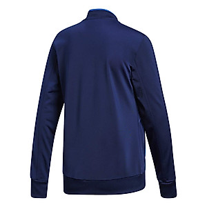 adidas Women's Condivo 18 Polyester Jacket Dark Blue/White Small