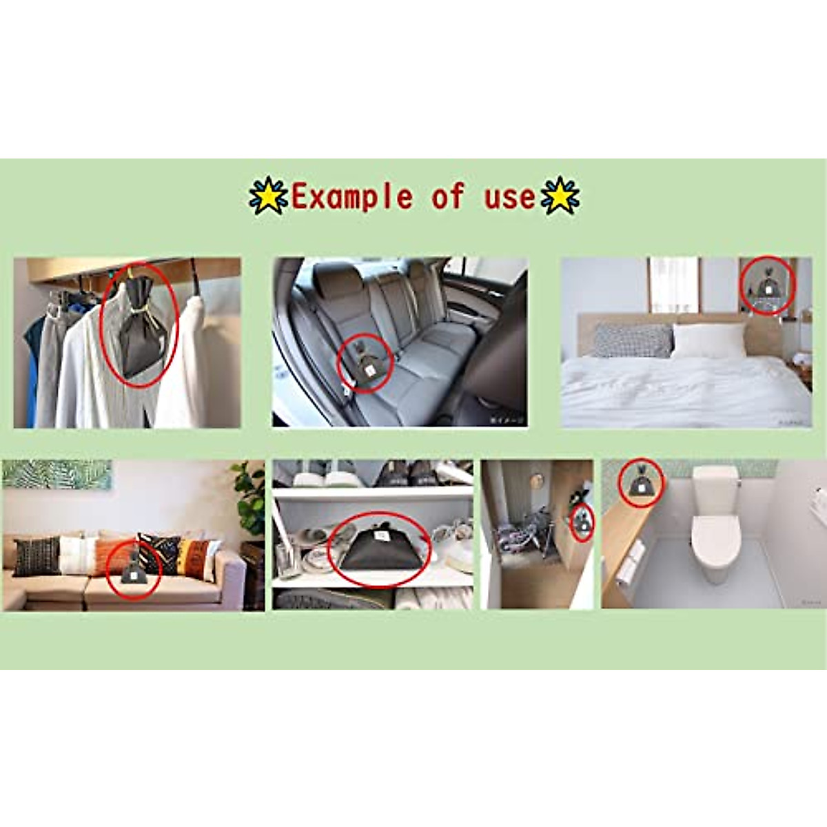 Igusaarai Japanese Nature Fresh Rush Grass Air Purifying Bag Wrapped in Bamboo Charcoal Sheet (Bag)