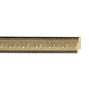 16x39 Frame Silver Real Wood Picture Frame Width 1.5 Inches | Interior Frame Depth 0.5 Inches | Palazzo Ornate Photo Frame Complete with UV Acrylic, Foam Board Backing & Hanging Hardware