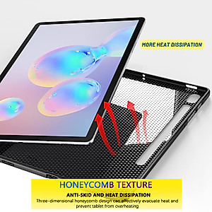 Galaxy Tab S6 10.5 2019 Case, SM-T860/T865/T867 Case, Thin and Soft Tablet Protective Cover for Samsung Galaxy Tab S6 10.5 Inch (2019 Release), Black