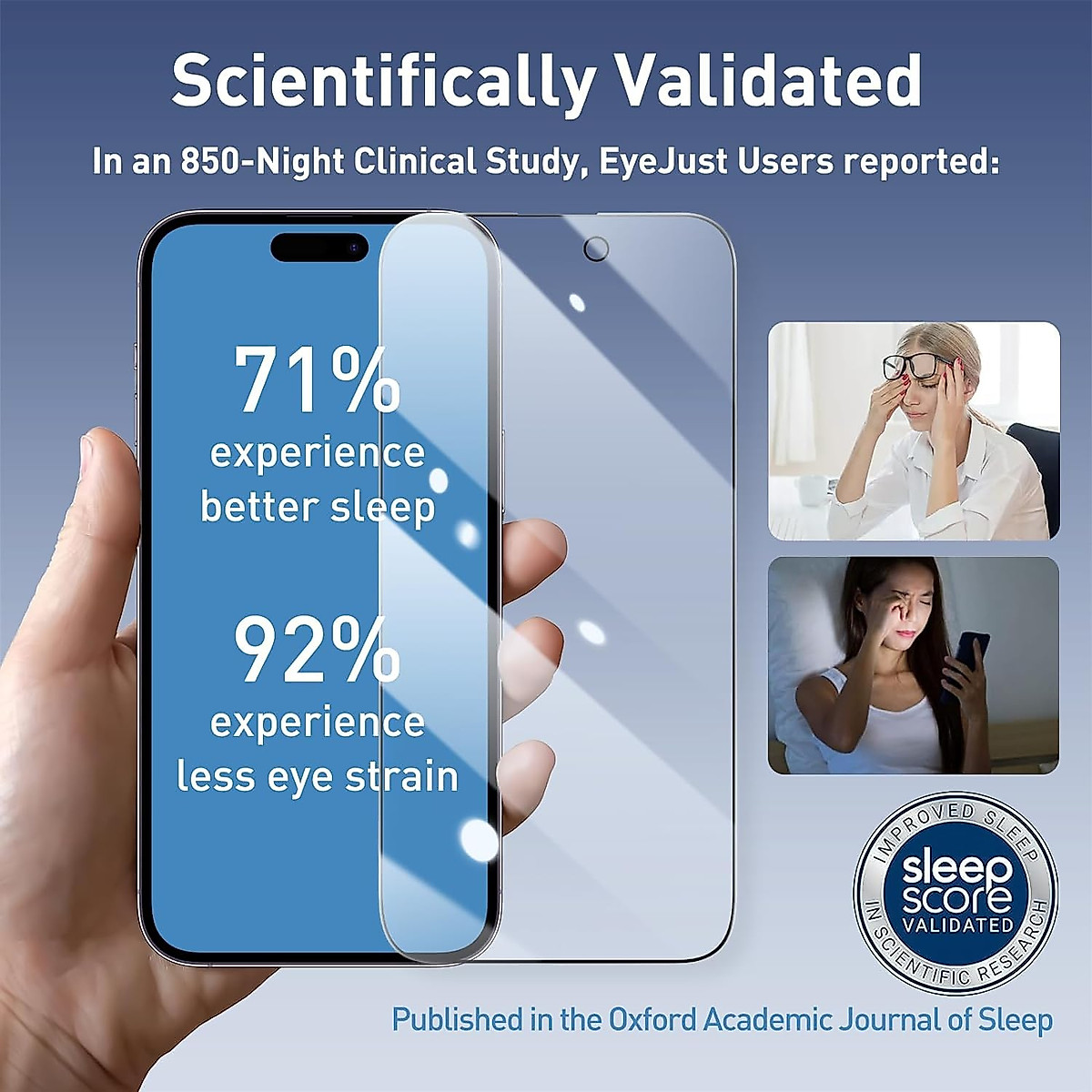 MOCOLL Anti Blue Light Screen Protector Compatible for iPhone 14 Plus/13 Pro Max 6.7 inch Tempered Glass Ultra HD Full Screen Film 9H Hardness Anti-scratch Bubble-free