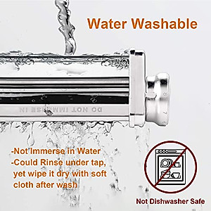 Pasta Maker Attachment for KitchenAid Mixer 3 Set Include Pasta Sheet Roller, Spaghetti, Fettuccine Cutters Pasta attachment Stainless Steel Accessories for KitchenAid by InnoMoon