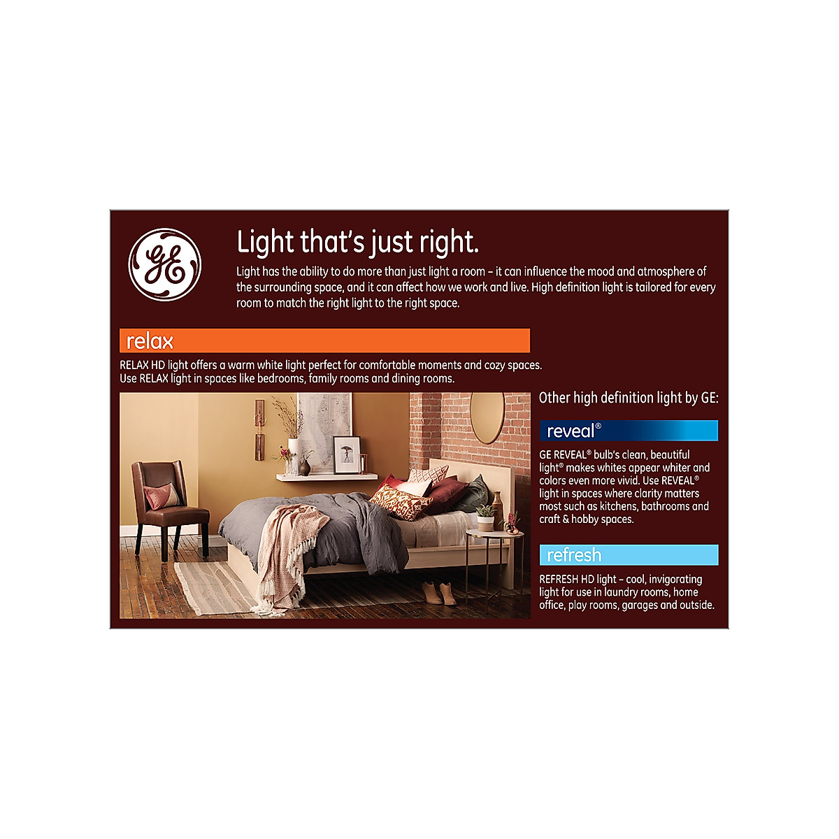 GE Lighting 45249 Relax HD LED (90-Watt Replacement) 1200-Lumen PAR38 Bulb, Soft White, 2-Pack, 2 Piece