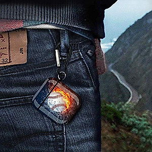 Black AirPods Case Cover,Soft AirPods Case 2&1 Shockproof Silicone Waterproof Protective AirPods Skin Protective Case for Airpods 1st/2nd Charging Case for iPhone 11/12/XR/7/7P (Baseball)