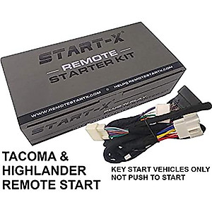 Start-X Remote Starter for Tacoma 2016-2023 || Highlander 14-19 Key Start || Plug N Play | 3 X Lock to Remote Start