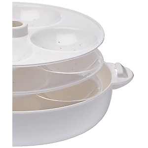 Milton Microwave Idli Maker and Steamer, Makes 12 Idlis, White