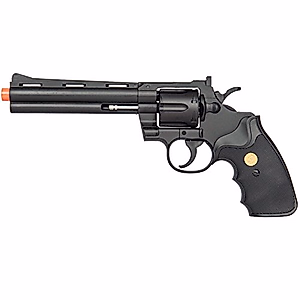 Airsoft 357 Magnum Revolver Full Size Spring Pistol Hand Gun w/Shells 6mm BB