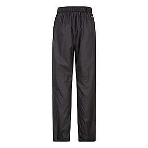 Mountain Warehouse Spray Womens Waterproof Overpants - Regular Length Black 8