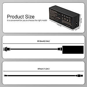 Chromebook Charger, 45W 65W Type C USB C Laptop Charger Universal USB C Charger for HP Chromebook Charger Replacement, Dell, Google Chromebook Charger, Lenovo, Acer, Samsung USB Type-C Fast Charging