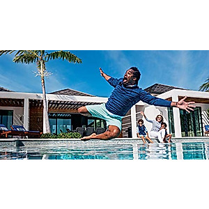 vineyard vines Men's 9 Inch Stretch Breaker Shorts, Stone, 35