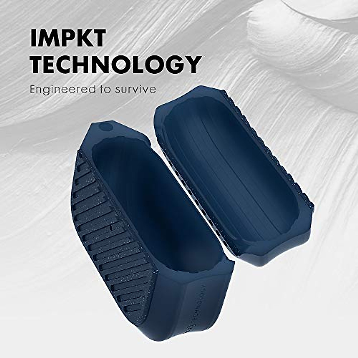 LAUT - Capsule IMPKT for AirPods Pro | Ultra Tough | Carabiner Included • Slate
