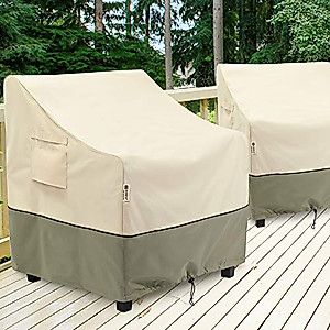 COSFLY Patio Furniture Covers Waterproof,Outdoor Chair Covers Heavy Duty - Fits up to 35W x 38D x31H Inches (1 Pack)