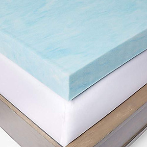Slumber Solutions Gel 4-inch Memory Foam and 1.5-inch Fiber Mattress Topper King