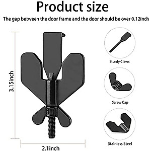 Door Lock, PENMAMA Portable Door Lock for Travel,Security Devices, Additional Aafety and Privacy Door Locker for Home, Hotel, School, Apartment, Dormitories