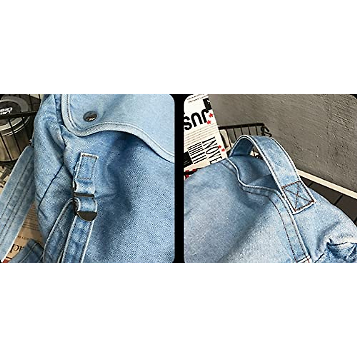 Denim Shoulder Bag for Women Men Large Hobo Bag Crossbody Bag Tote Handbag Messenger Bag Purse Satchel Fashion Bags