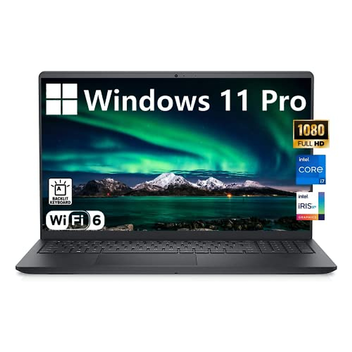 Dell Inspiron 3000 3520 Business Laptop, 15.6" FHD 120Hz Display, 12th Gen Intel Core i7-1255U Processor, Windows 11 Pro, 64GB RAM, 2TB SSD, WiFi 6, Backlit Keyboard, Long Battery Life, Durlyfish