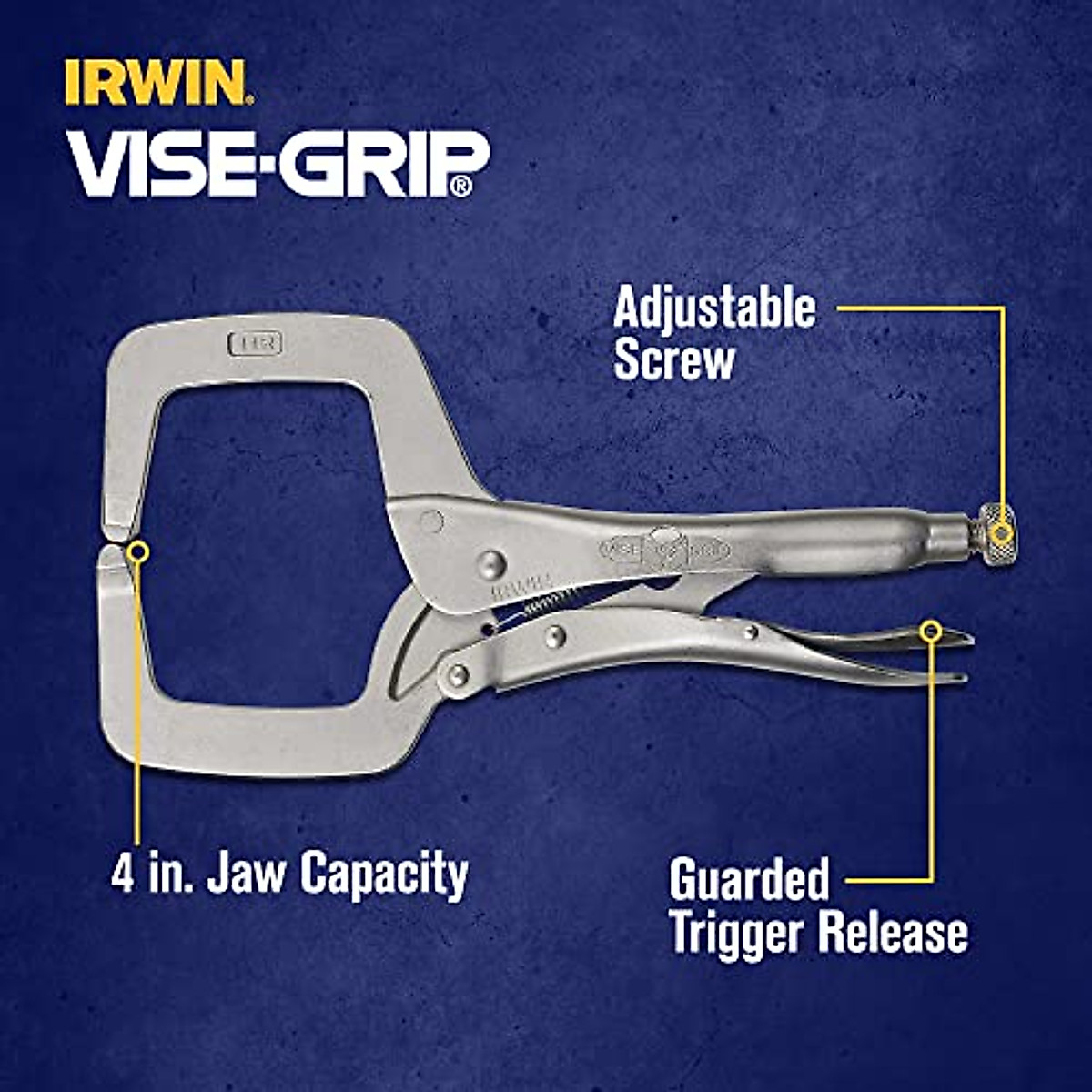IRWIN VISE-GRIP Original C Clamp, Locking, 11-Inch (19)