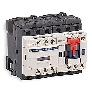 Schneider Electric IEC mg Contactor, 120VAC Coil Volts, 18 Full Load Amps-Inductive, 1NC/1NO Auxiliary Contact Fo - LC2D18G7V